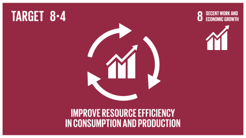 8.4 Improve progressively, through 2030, global resource efficiency in ...